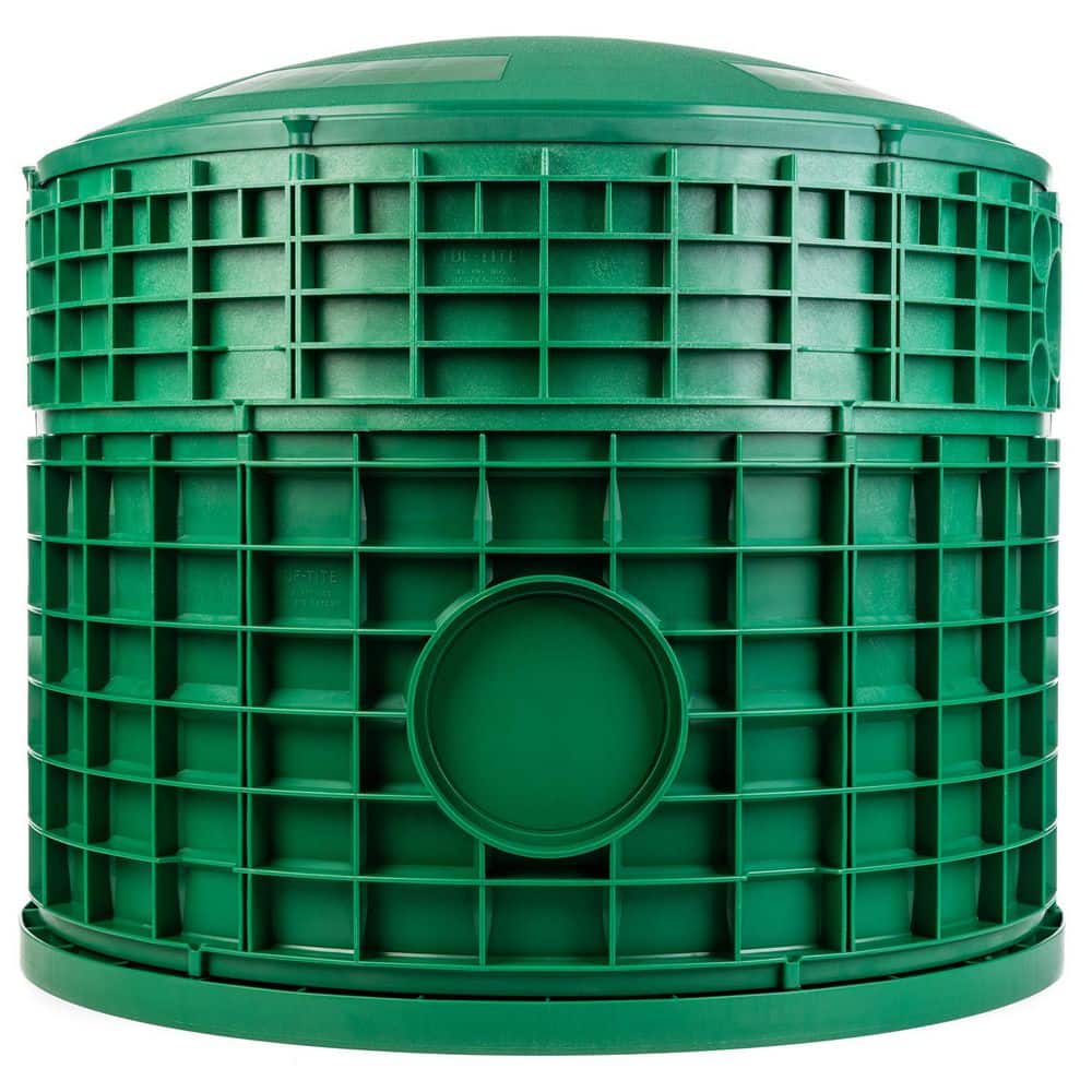 VPC 24 in. x 18 in. Tall Septic Tank Riser Combo 89-24RIS18COMBO - The ...