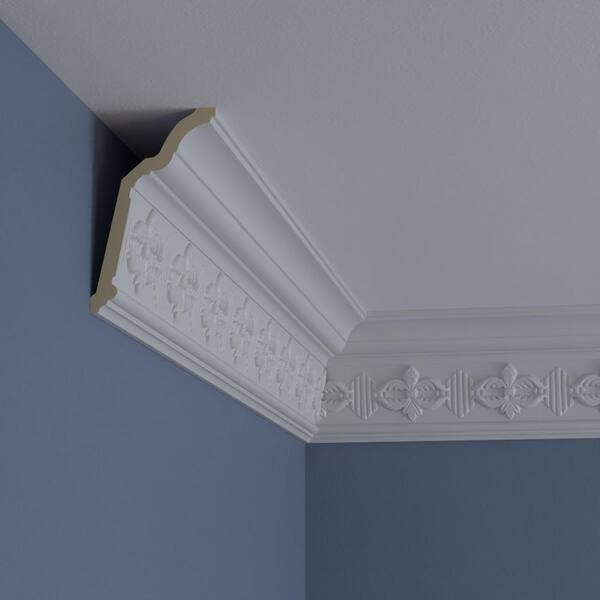 Victorian White Wood Molding Ekena Millwork SAMPLE 3 1/8 In. X 12