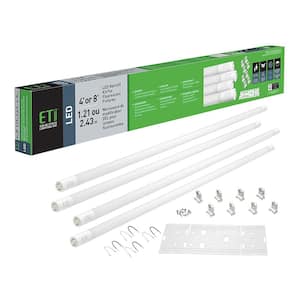 toggled 64-Watt 4 ft. Dimmable Linear LED Tube Light Bulb Retrofit ...