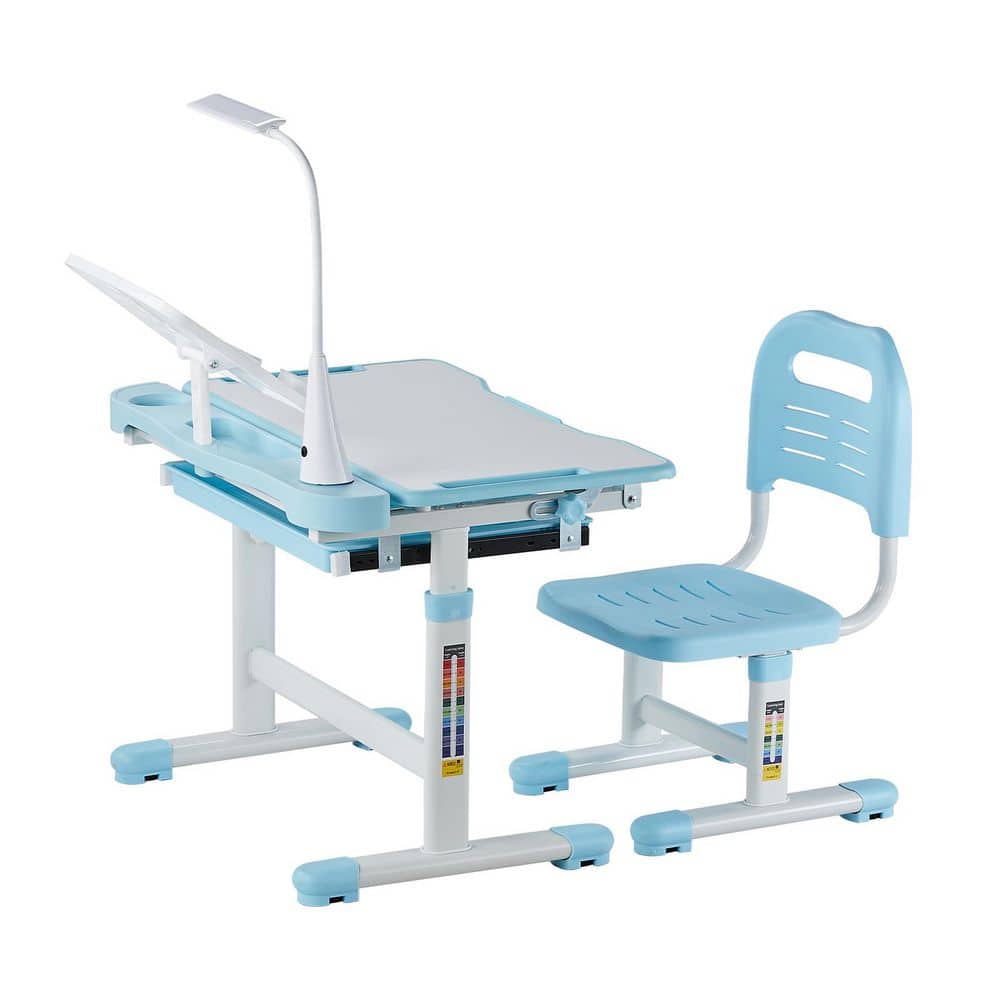 SKYSHALO Kids Study Chair and Desk Set, Study Desk and Chair for Kids ...