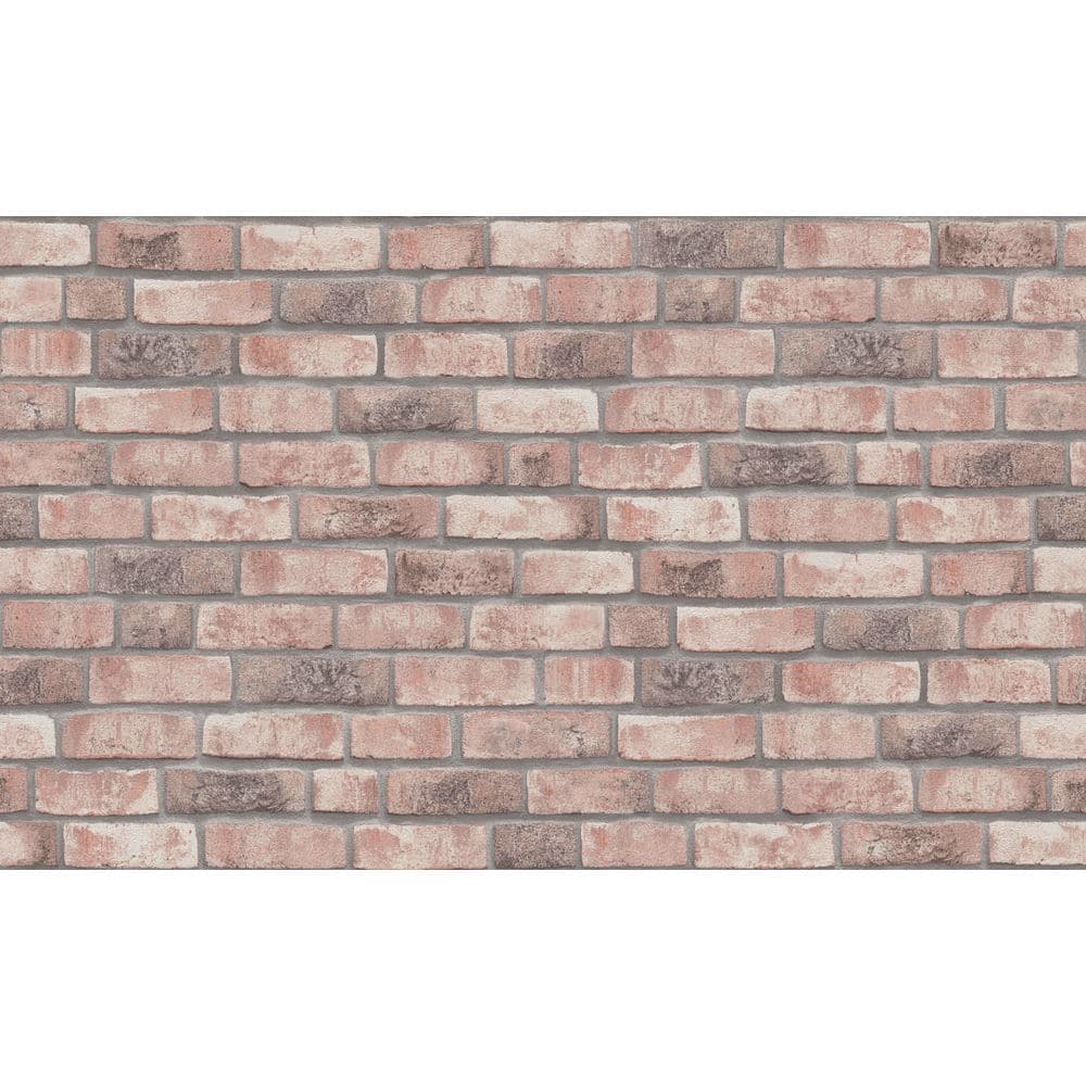 Bricks and More Collection Beige Brick Weathered Effect Matte Finish ...