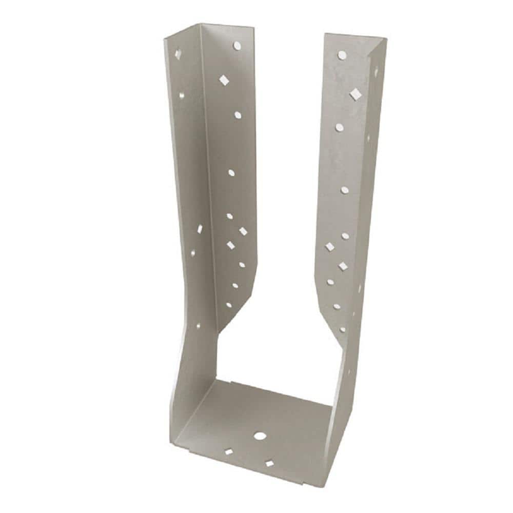 MITEK 4 in. x 10 in. - 14 in. 14-Gauge G90 Inverted Flange Face Mount ...