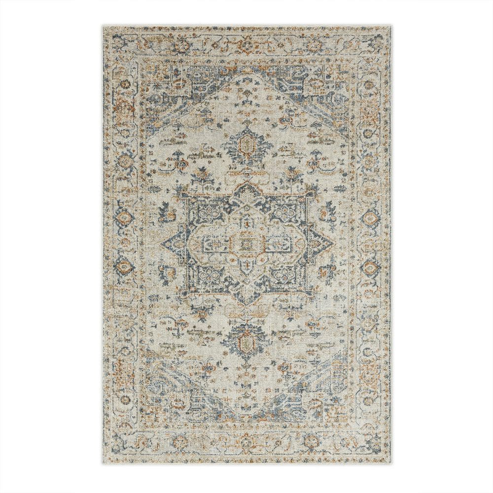Mohawk Home Serpette Cream 5 ft. 3 in. x 8 ft. Area Rug 828691 - The ...