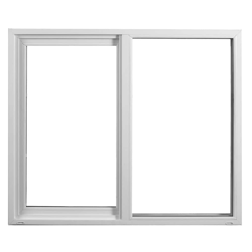 Ply Gem 35.5 in. x 11.5 in. Classic Series White Vinyl Left-Hand ...