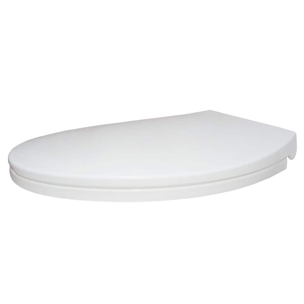 DEERVALLEY Elongated Quick-Release Soft-Close Toilet Seat in . White DV ...