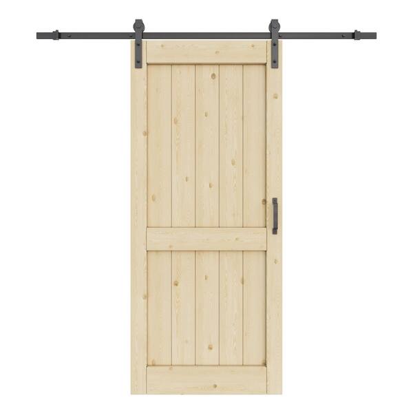 Reviews for ARK DESIGN 28 in. x 80 in. Arch 2-Panel Unfinished Solid ...