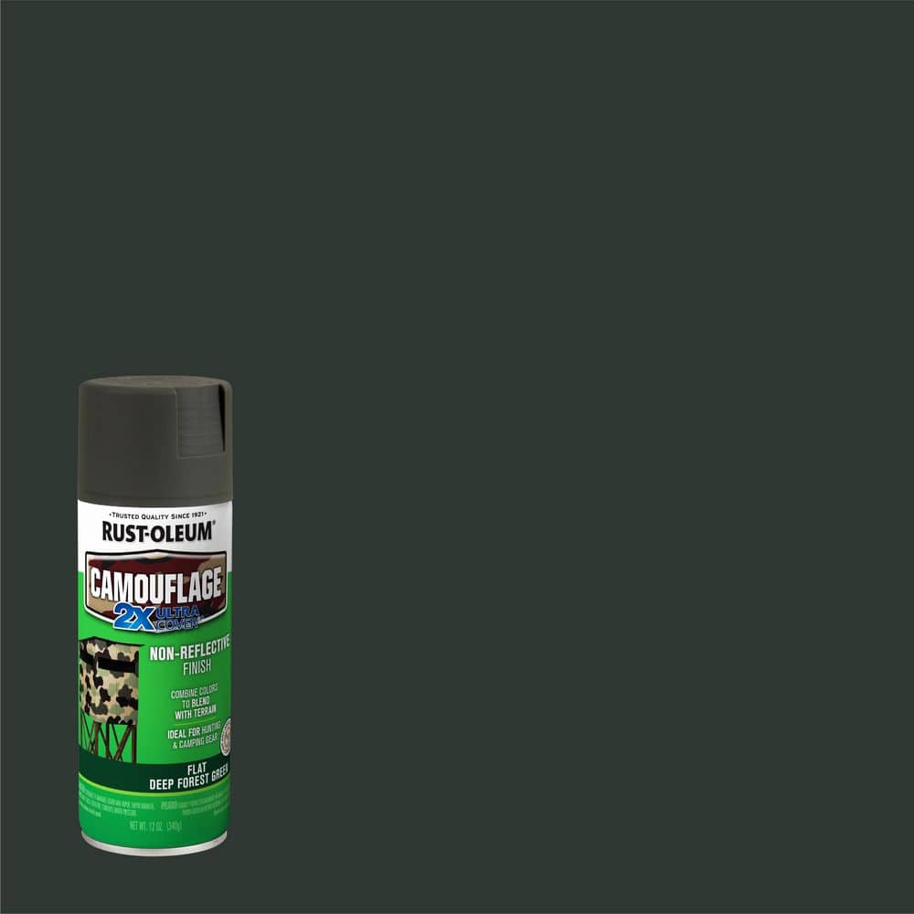 Rust-Oleum Specialty 12 oz. Deep Forest Green Camouflage Spray Paint ...