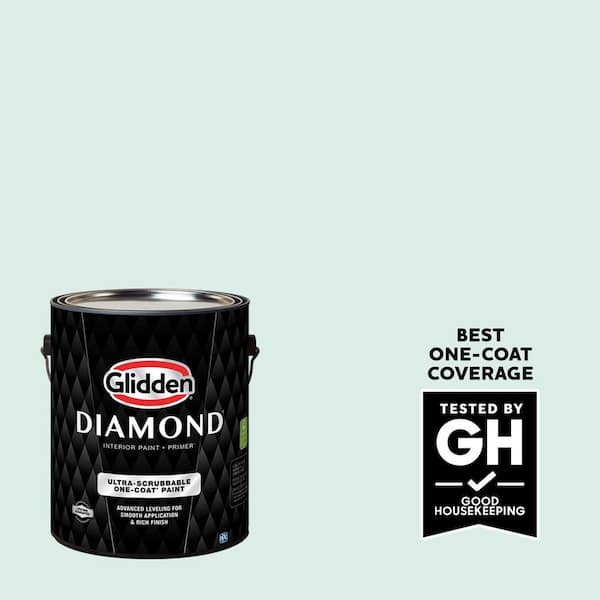 Glidden Diamond 1 gal. PPG1137-3 Waterscape Ultra-Flat Interior Paint ...