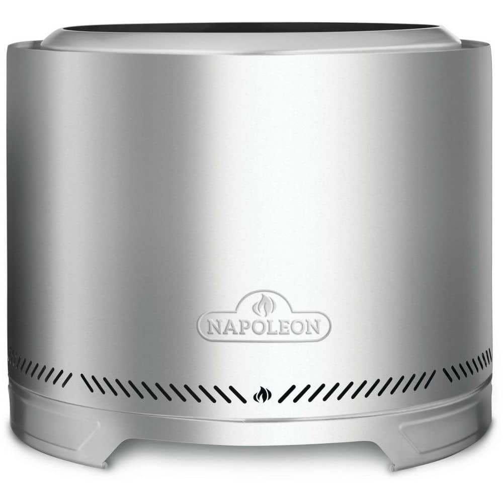 NAPOLEON Timberwolf 22 in. Smokeless Fire Pit in Stainless Steel ...