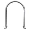 Dero Hoop Rack Galvanized In-Ground Mount HR-IG-GV - The Home Depot