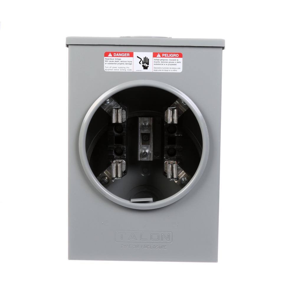 Siemens 135 Amp 4 Jaw No Bypass Ring Type Overhead/Underground Fed ...