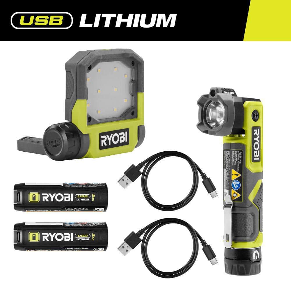 Reviews for RYOBI USB Lithium Inspection Light and 500 Lumens LED USB ...