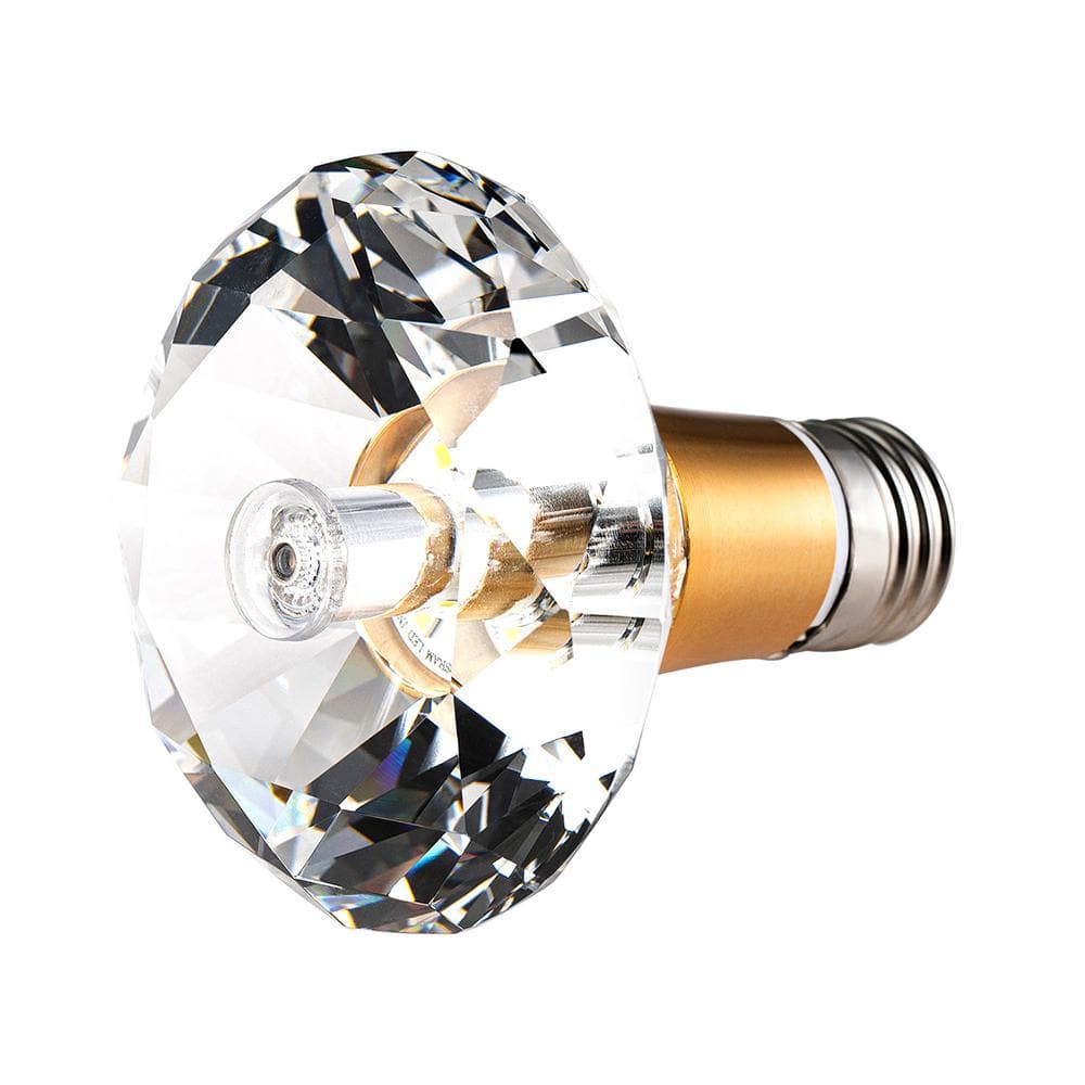 CARRO 5-Watt Equivalent Round Diamond Shaped E26/27 Crystal LED Light ...