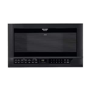 Sharp 24 in. 1.5 cu. ft. 1,100-Watt Over the Counter Microwave in White ...