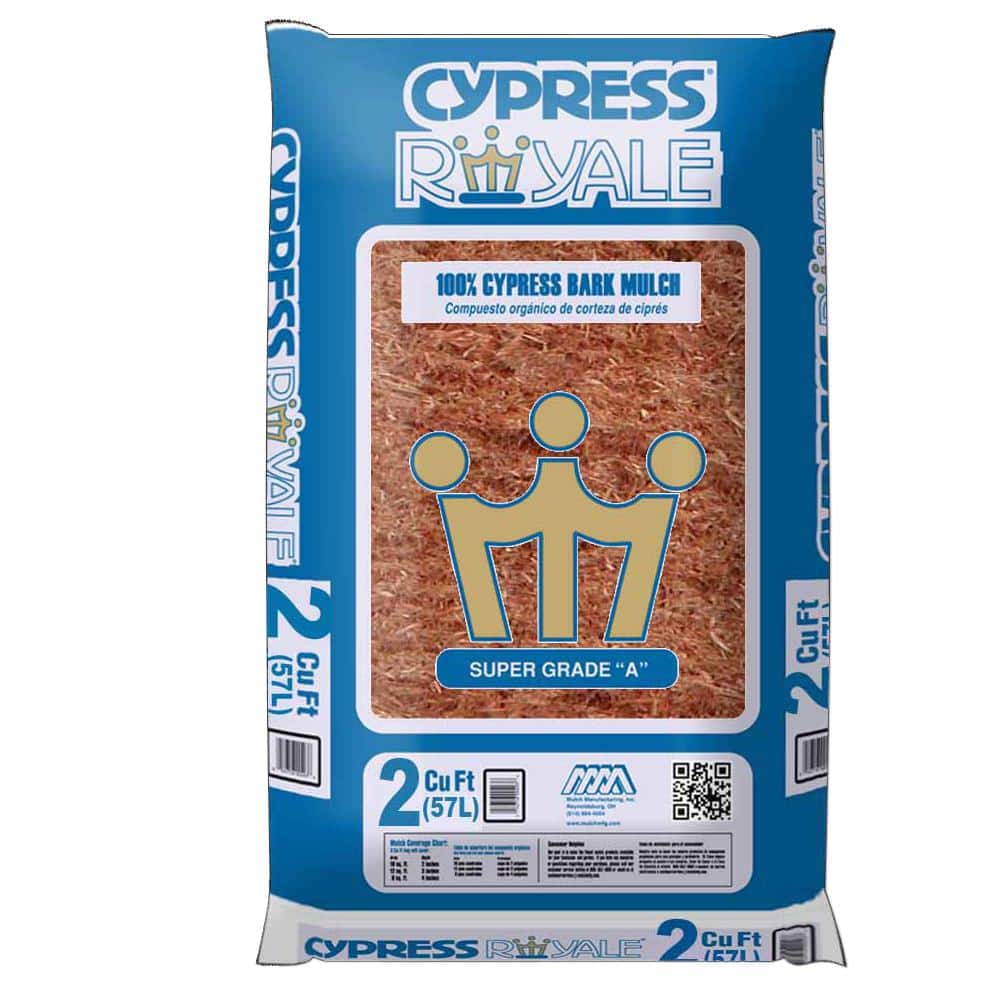 Cypress Royale 2 cu. ft. Bark Mulch CARY20P - The Home Depot