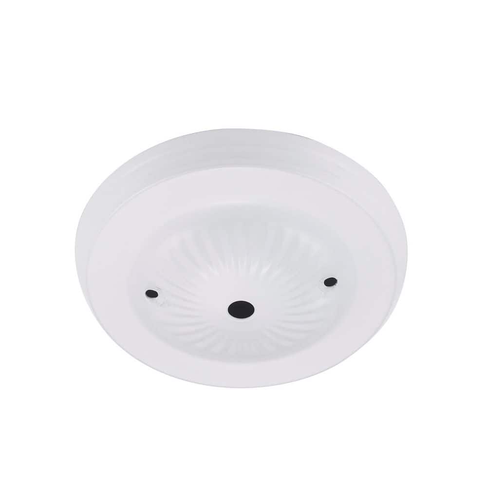 Bel Air Lighting 5 in. White Ceiling Canopy Kit for Hanging Light ...