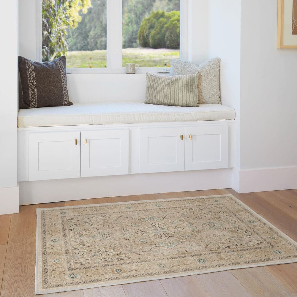 Reviews for Ruggable Machine Washable Rug with Standard Pad-Kamran ...