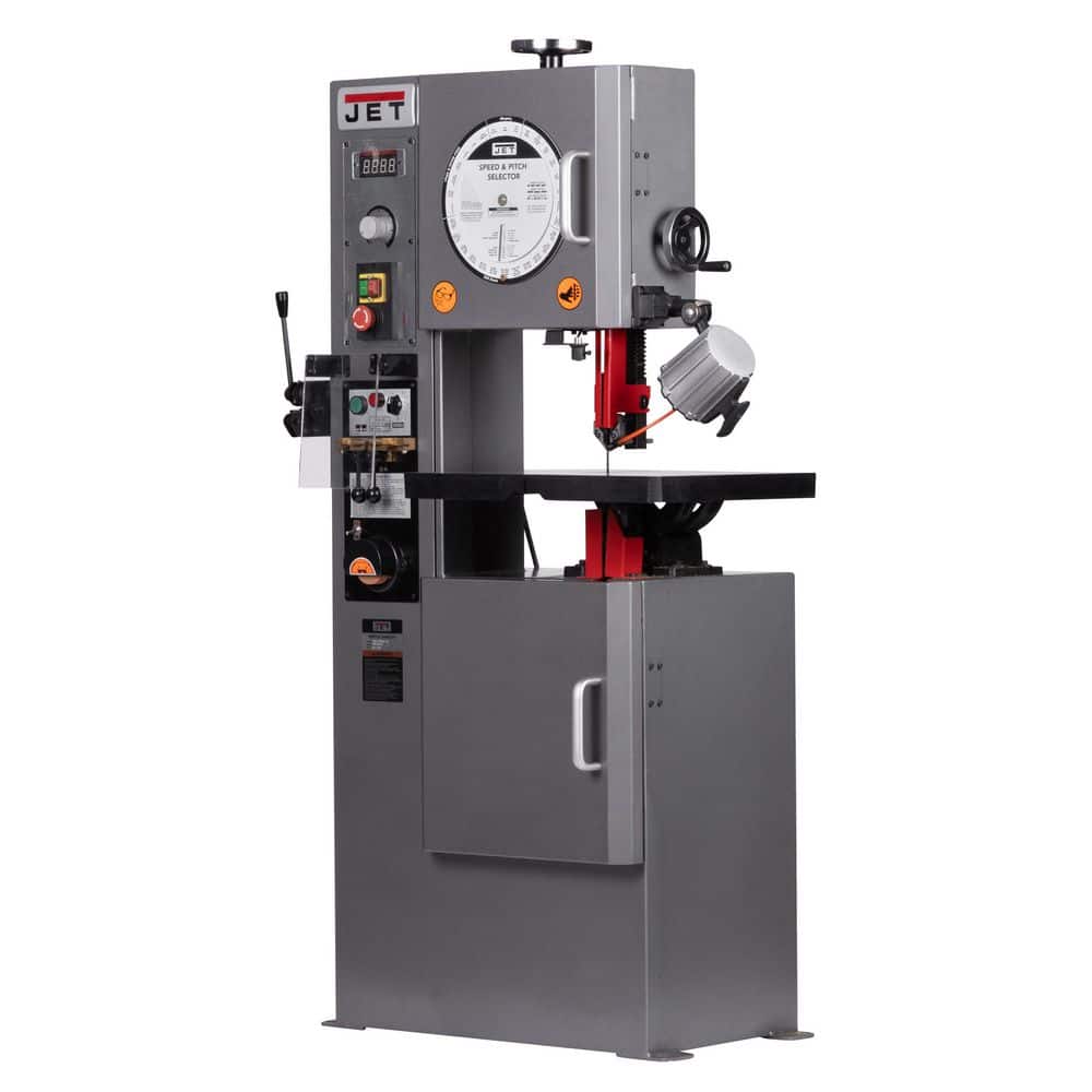 Jet 18 in. Continuous Variable-Speed Vertical Bandsaw, 1 HP, 110V 1Ph ...