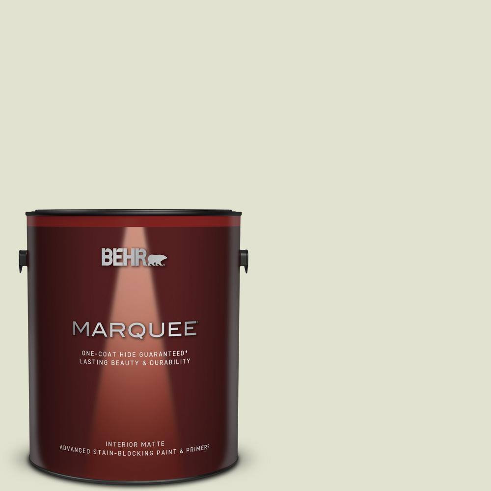 BEHR MARQUEE 1 gal. #S370-1 Positive Energy Matte Interior Paint ...