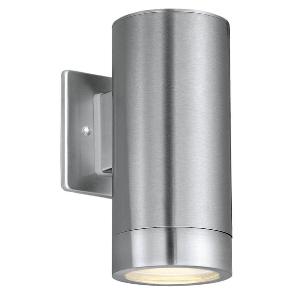 Eglo Ascoli 1-Light Stainless Steel Outdoor Wall Lantern Sconce 20492A ...
