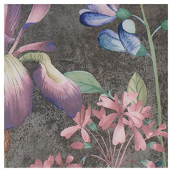 Ivy Hill Tile Angela Harris Native Garden Pink 7.87 in. x 0.33 in ...