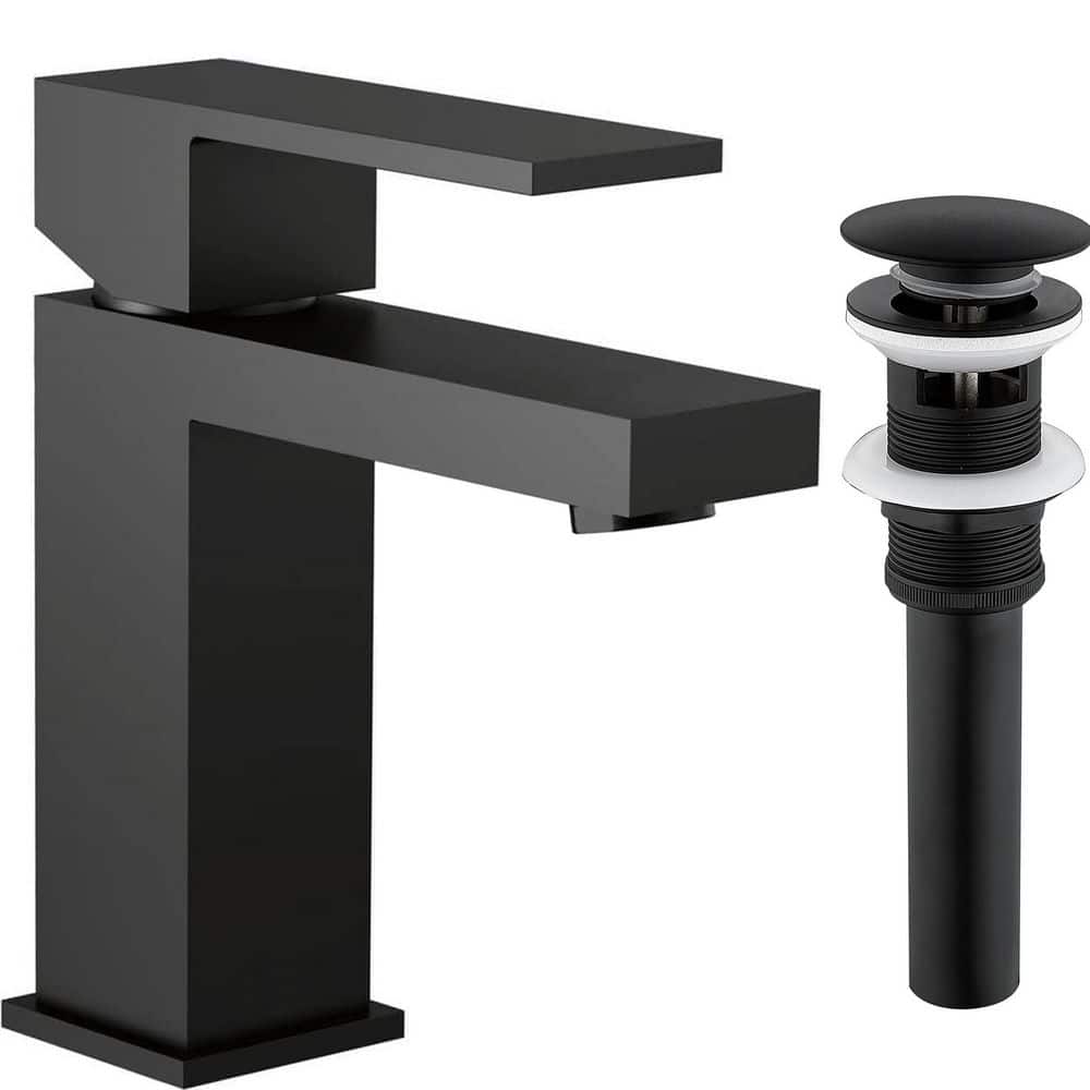 ATKING Basin Faucet Single Handle Bathroom Sink Faucet Soft Water Flow ...