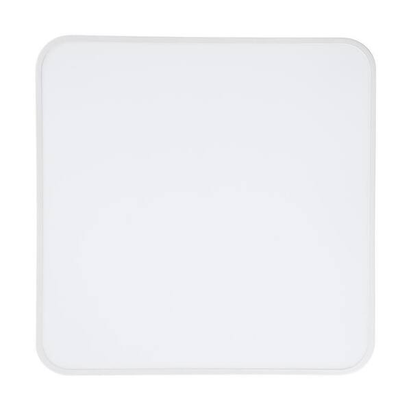 Nersunda 15.7 in. Square White Light Fixture LED Flush Mount Kitchen ...