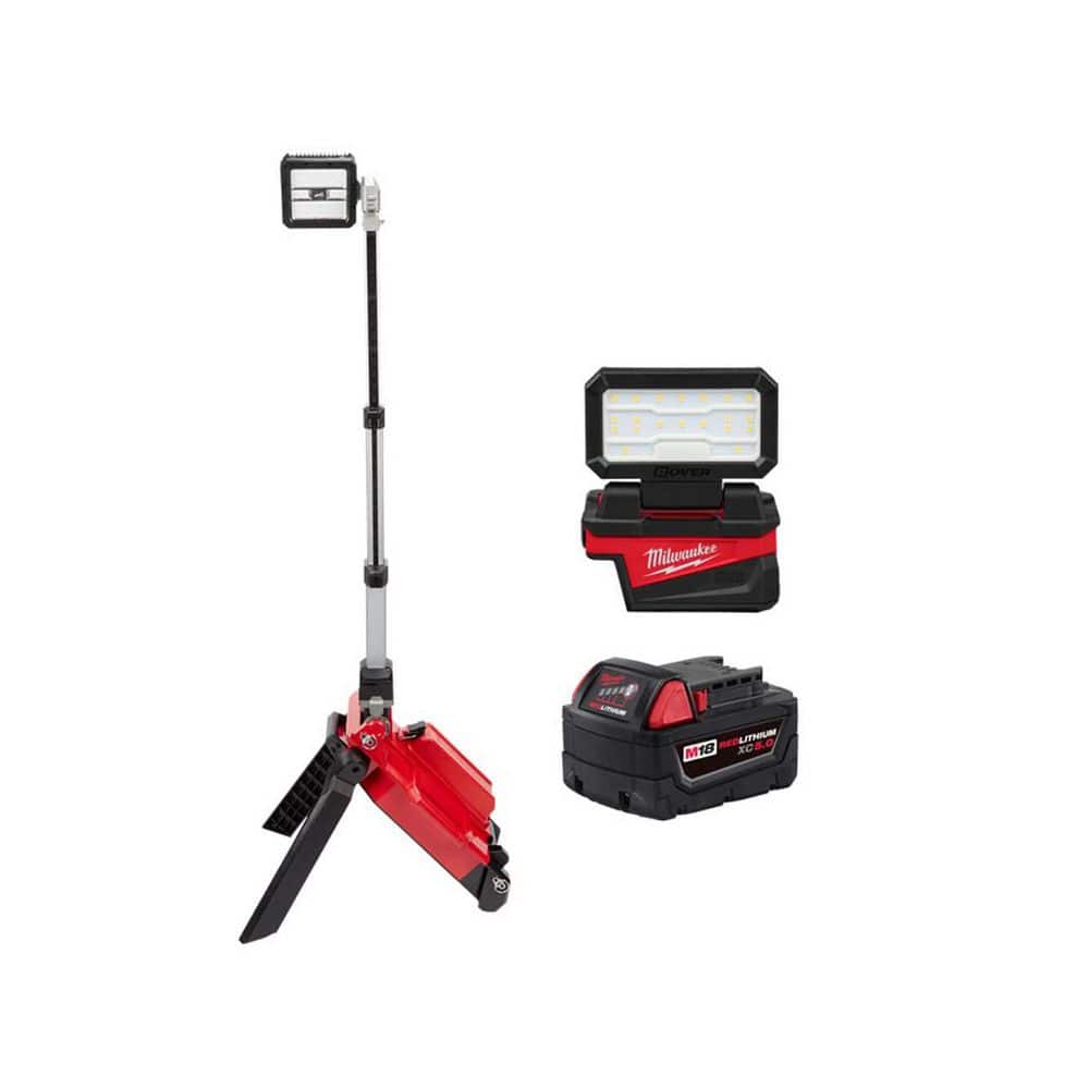 Milwaukee M18 ONE-KEY 18-Volt Lithium-Ion Cordless ROCKET Dual Pack ...