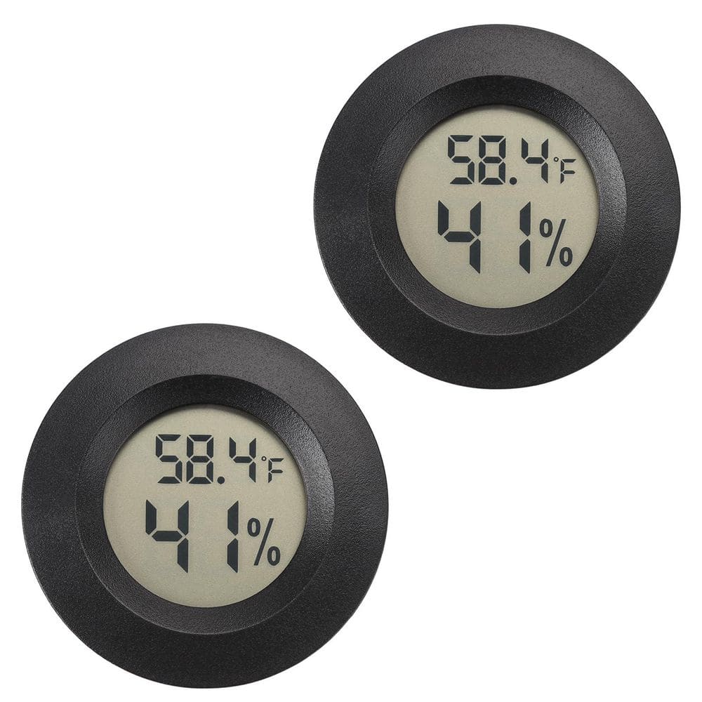 Justincity Mini Digital Hygrometer Thermometer Indoor Outdoor Humidity ...
