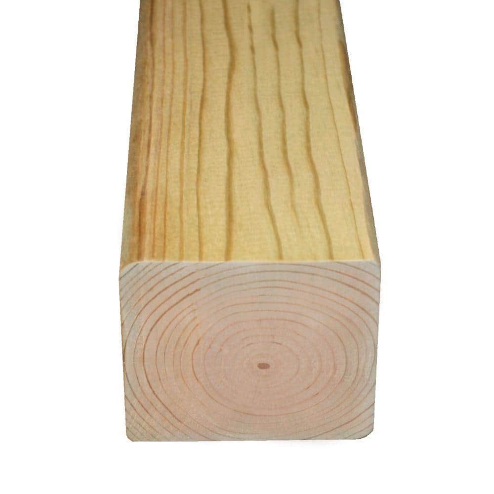 6 in. x 6 in. x 8 ft. Rough Sawn Pine Timber 361419 - The Home Depot