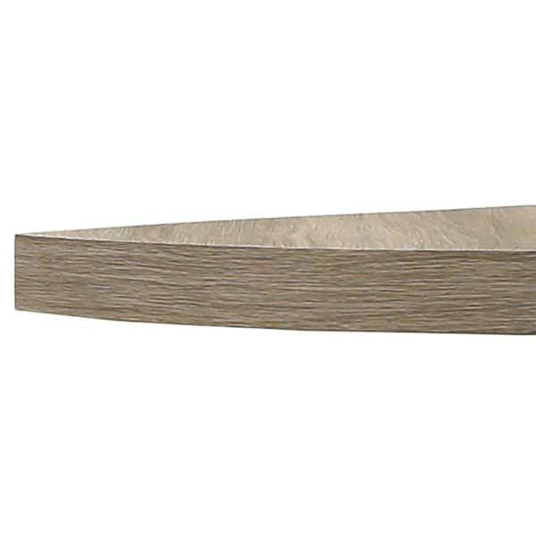 Light wood corner shelf store