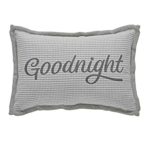 VHC BRANDS Finders Keepers Gray Farmhouse Goodnight 9.5 in. x 14 in ...