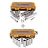 DEWALT 1/2 in. Drive Socket Set and 1/2 in. Drive Deep Socket Set (33 ...