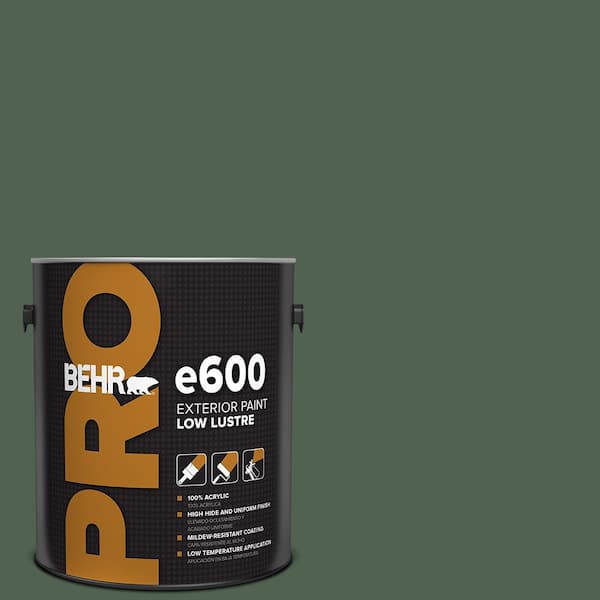 BEHR PRO 1 gal. #BXC-60 Pasture Green Low Luster Exterior Paint PR62301 ...