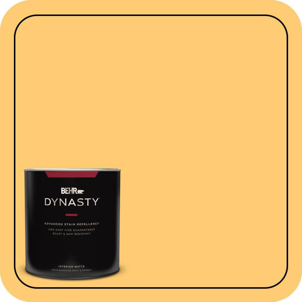 BEHR DYNASTY 1 qt. #310B-5 Spiced Butternut Matte Interior Stain ...