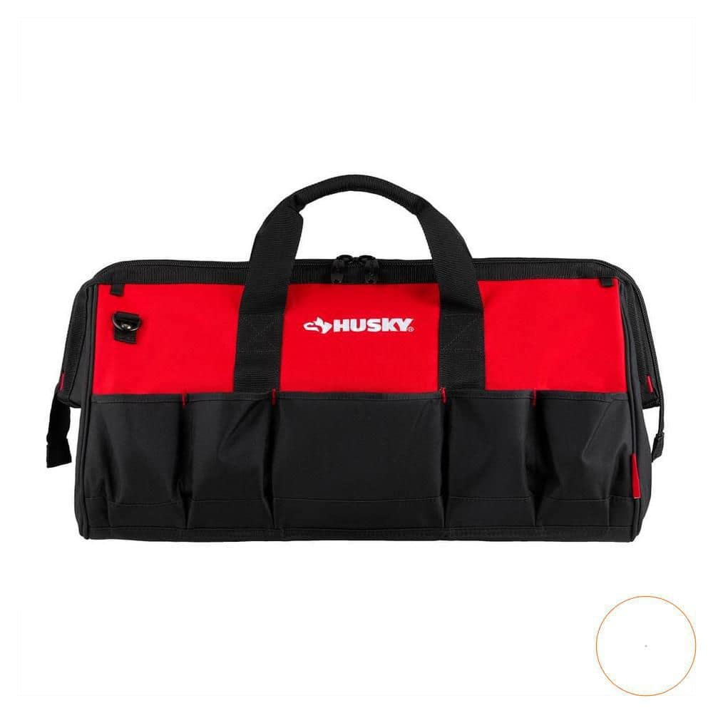Husky 24 in. 16 Pocket Zippered Tool Bag (2-Count) - The Home Depot