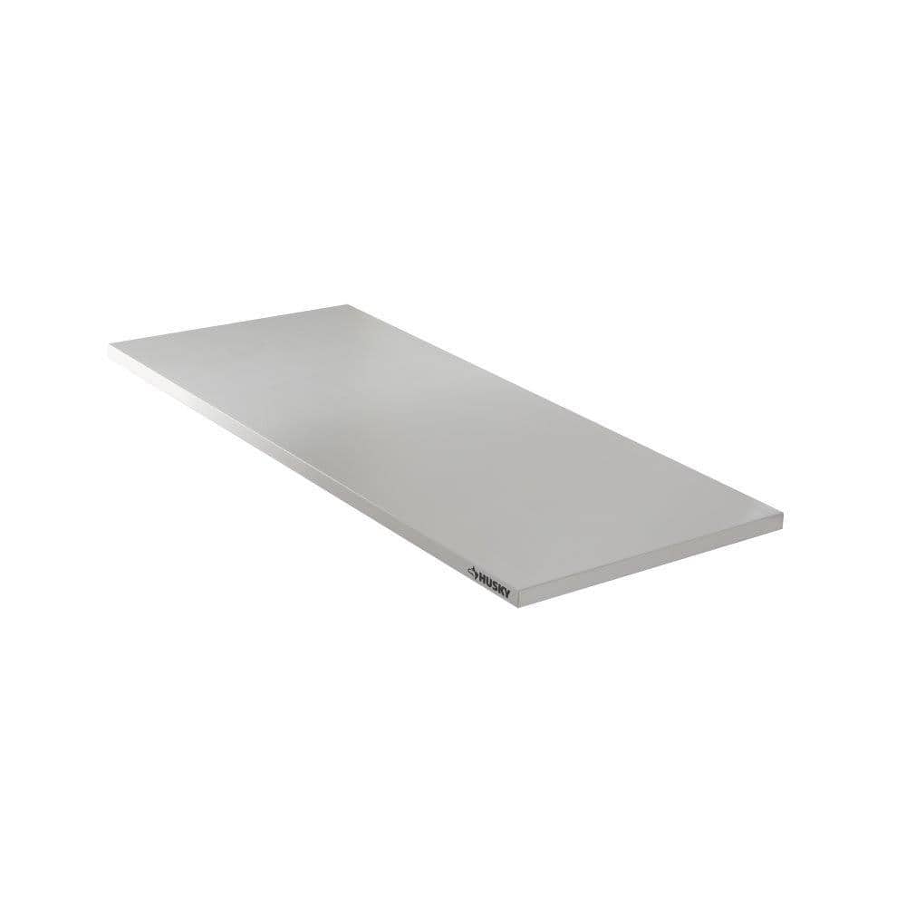 Husky 84 in. W x 23 in. D Stainless Steel Work Surface for Heavy Duty ...