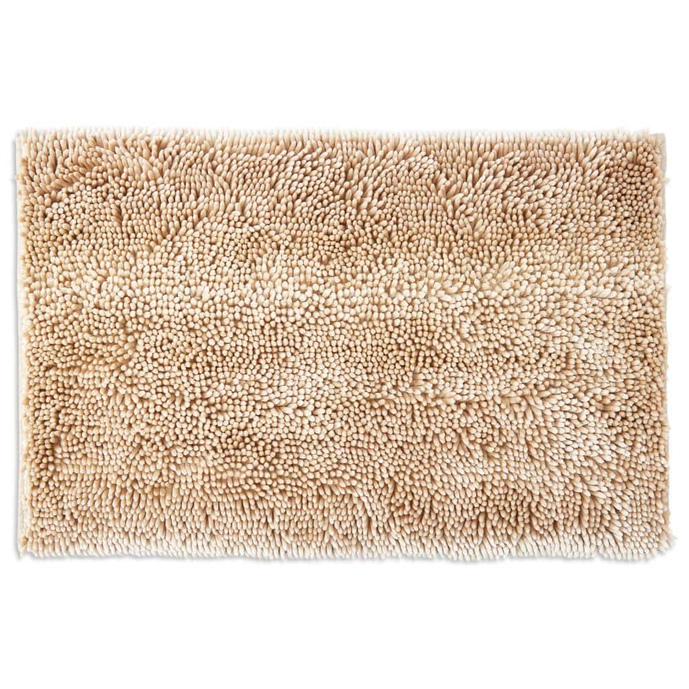 Home Dynamix Noodle 24 in. x 40 in. Beige Bath Mat 3-WSNDL-101 - The ...