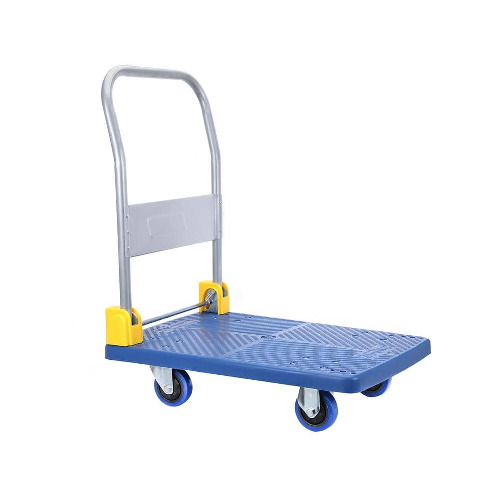 Tatayosi Foldable Push Hand Cart, Platform Truck with 440 lbs. Weight ...