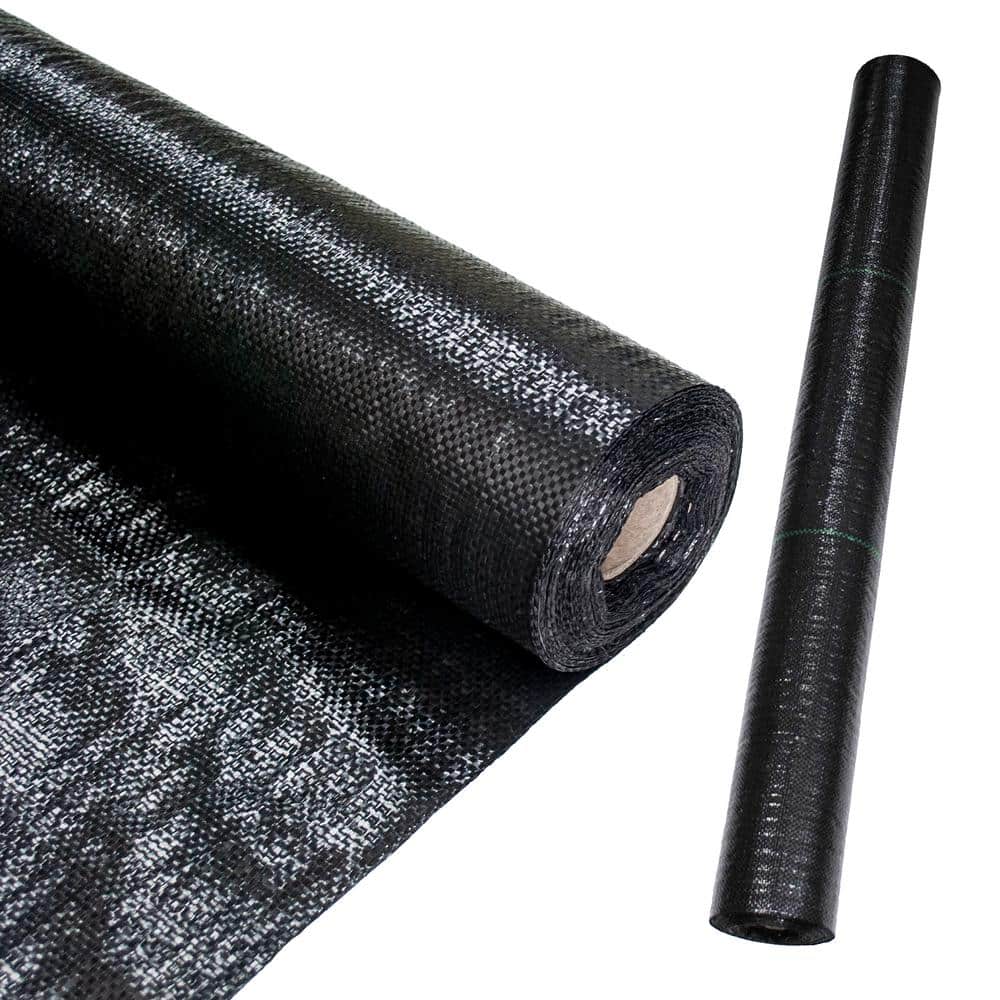 UPGRADE 3 ft. x 100 ft. Heavy-Duty Weed Barrier Landscape Fabric for ...