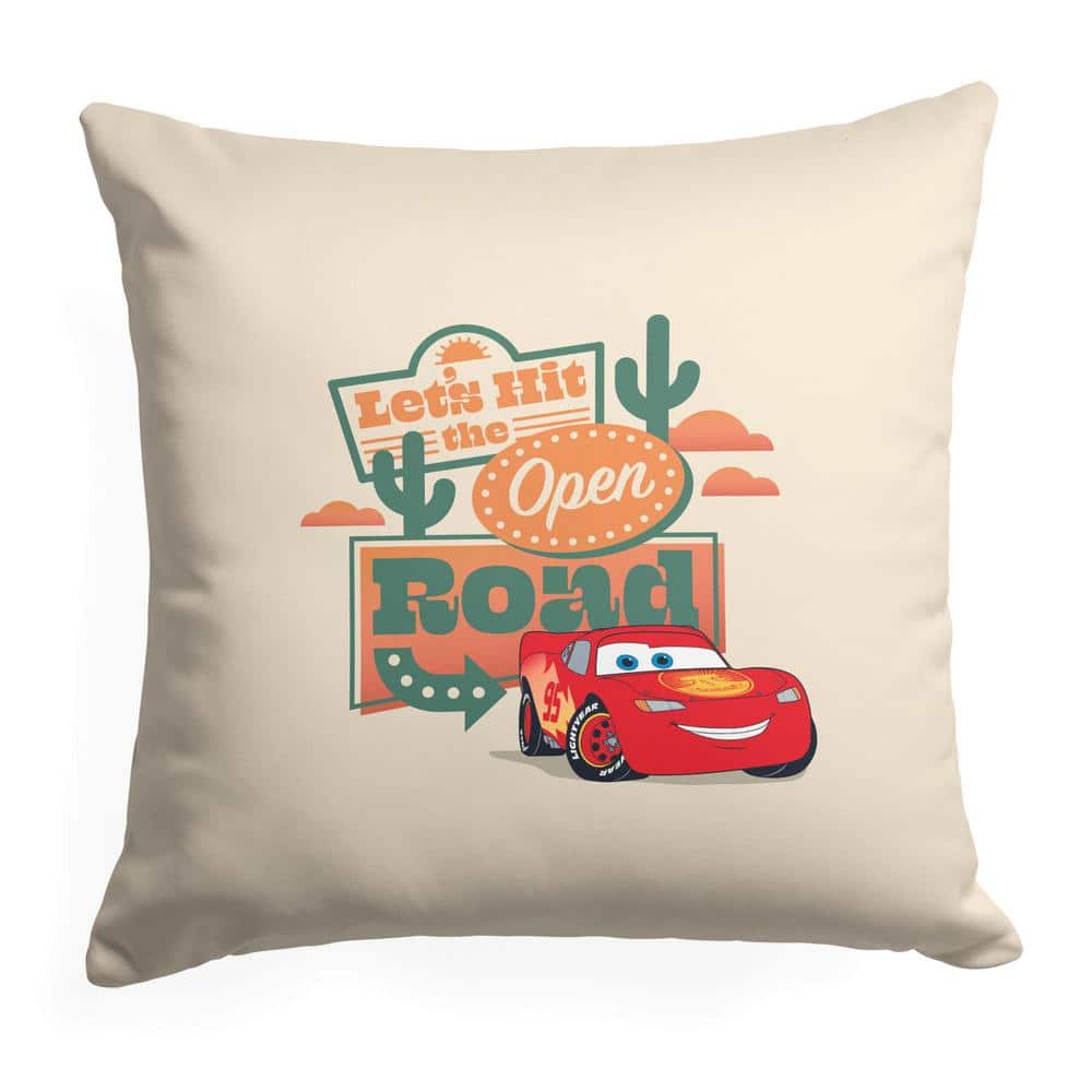 THE NORTHWEST GROUP Cars Open Road 18 in. x 18 in. Printed Multi-Color ...