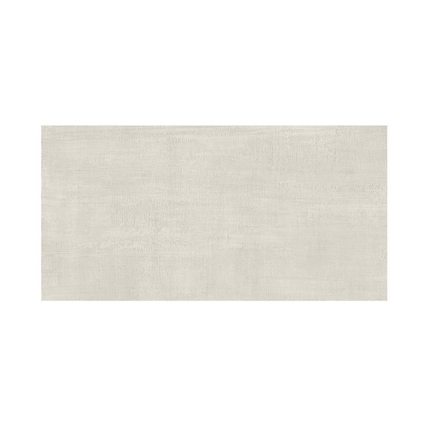 Corso Italia Unico White Matte 12 in. x 24 in. Concrete Look Porcelain ...