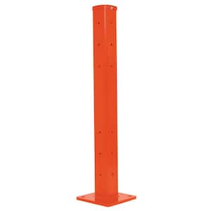 Vestil Orange Bolt-On Style Guard Rail Rigid Tube Post GR-F2R-DI-TP42 ...