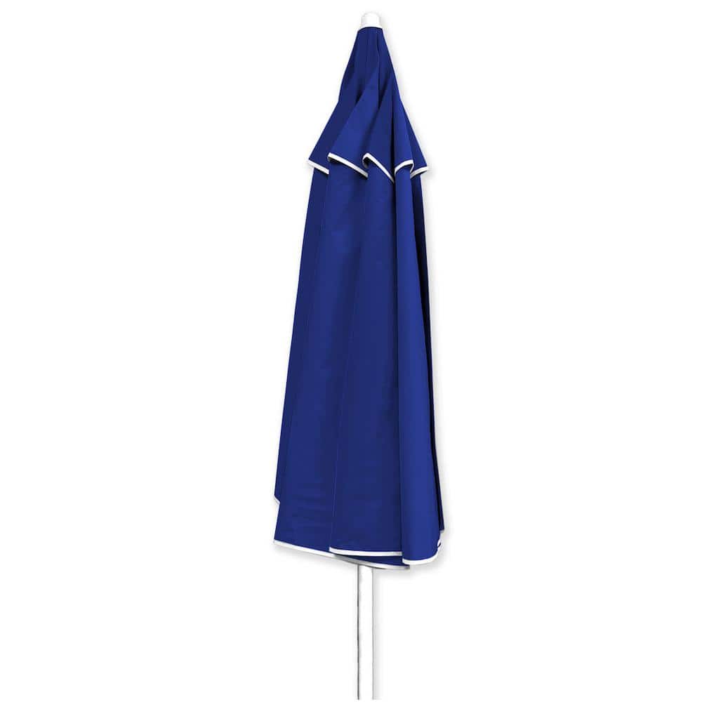 CARIBBEAN JOE Ultimate 6.5 FT. Fiberglass Tilt Beach Umbrella in Navy ...