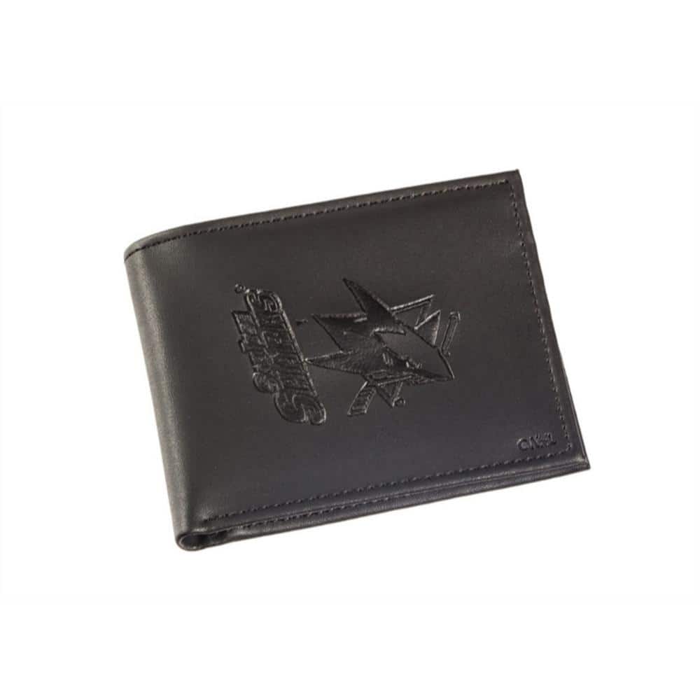 Team Sports America San Jose Sharks NHL Leather Bi-Fold Wallet ...