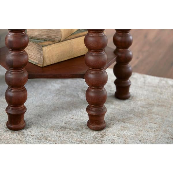 Home Decorators Collection Castine Hexagonal Walnut Brown Home Decorators Collection Castine Hexagonal Walnut Brown