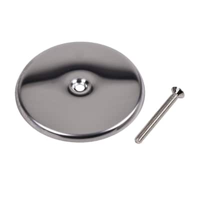 Oatey 5 in. Plastic Bell Cleanout Cover Plate in Chrome-34416 - The ...