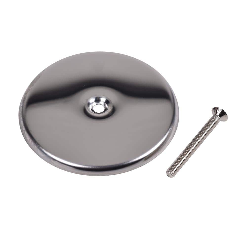 Oatey 4 in. Stainless Steel Flat Cleanout Cover Plate 427812 - The Home ...
