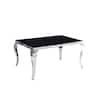 Best Master Furniture Calista 60 in. Smoked Glass Rectangular Dining Table T10T - The Home Depot