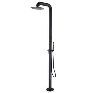 Tomfaucet Outdoor Exposed Shower Faucet Single-Handle Freestanding Tub ...